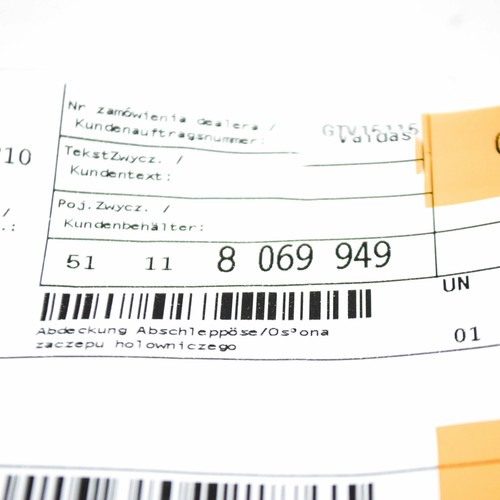 2020 BMW X6 G06 M Front Bumper Tow Hook Eye Cover 20-20 | 51118069949 ...