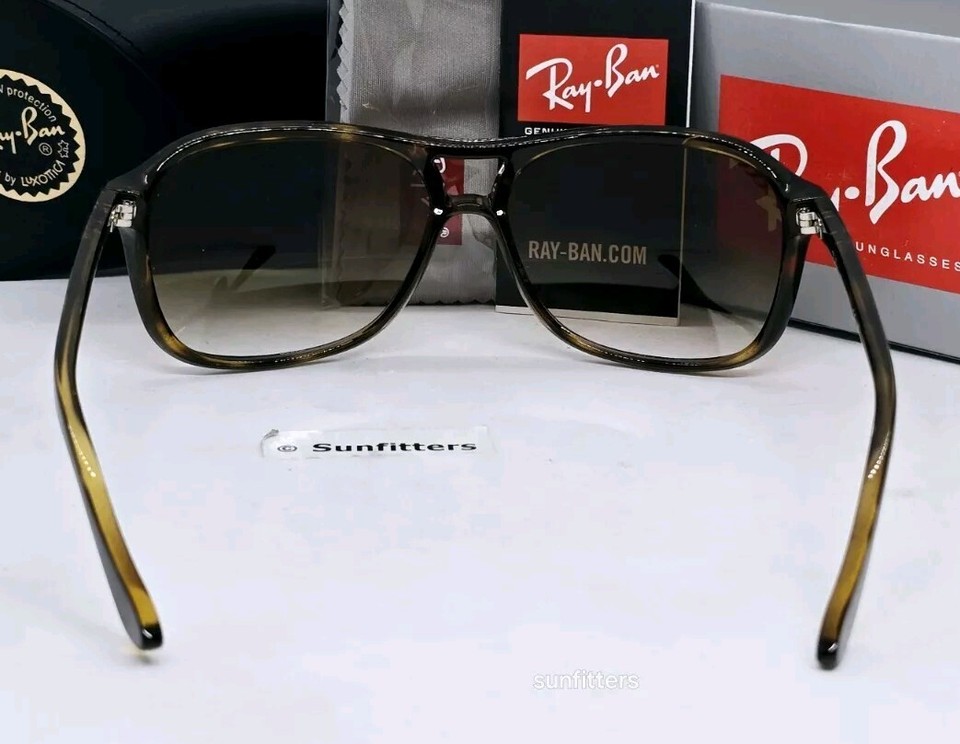 Ray Ban CATS 4000 havana/brown gradient RB4128 710/51 60 sunglasses NEW ...
