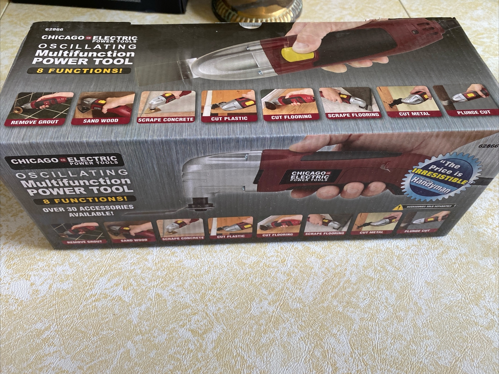 Chicago Electric 62866 Oscillating Multi-Tool - Red for sale online | eBay