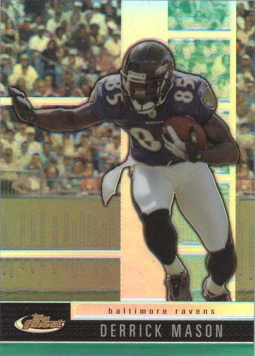 2008 Topps Finest - Derrick Mason #64 Green Refractor/X-Fractor /299 ...