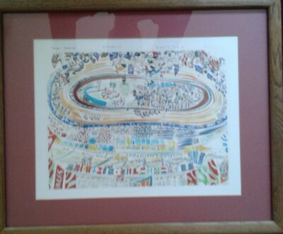 Marc Ahr Sydney Olympics Cycling Print 112/200 | eBay