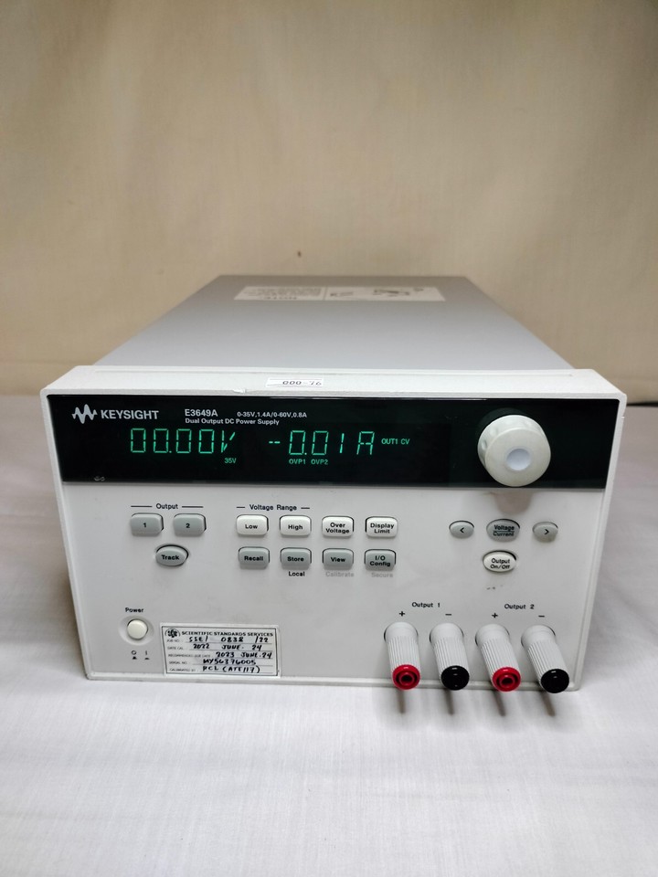 Keysight E3649A Dual Output DC Power Supply 0-35V,1.4A/0-60V,0.8A S/N ...