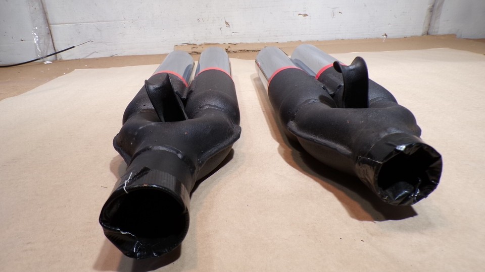 ANSA Pair of Slant Cut Twin Exhaust Tips # 0468 | eBay