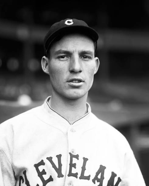 A Clarence Weldon Of The Cleveland Indians In 1926 Old Baseball Photo ...