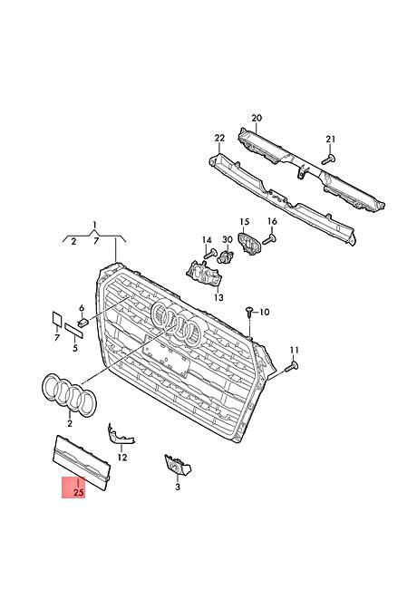 Genuine AUDI A5 S5 Coupe Sportback Audi Sp. F53 F5A F5F F5P Trim ...