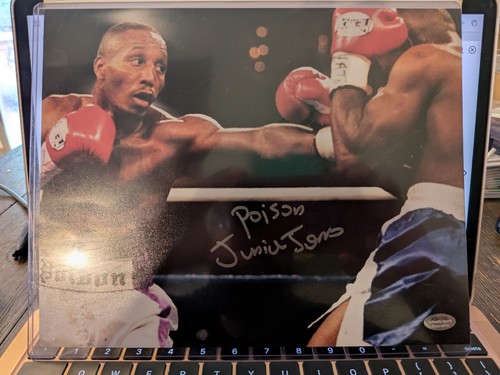 Signed Photo Of Junior "Poison" Jones 🔥 | eBay