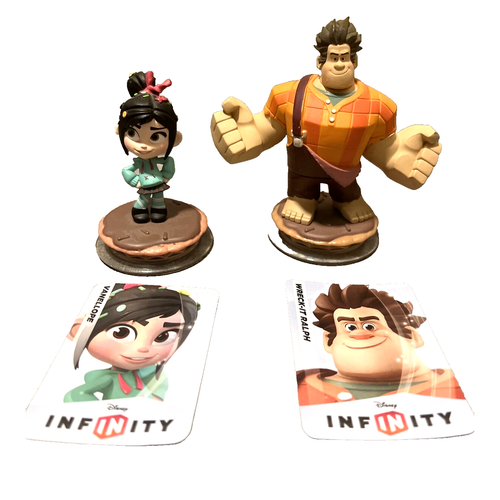 Disney Infinity Wreck It Ralph Vanellope and Ralph Figures Lot Set | eBay
