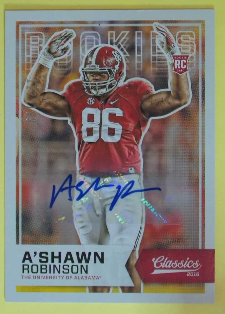 A'Shawn Robinson 2016 Classics Significant Signatures #266 122/199 | eBay