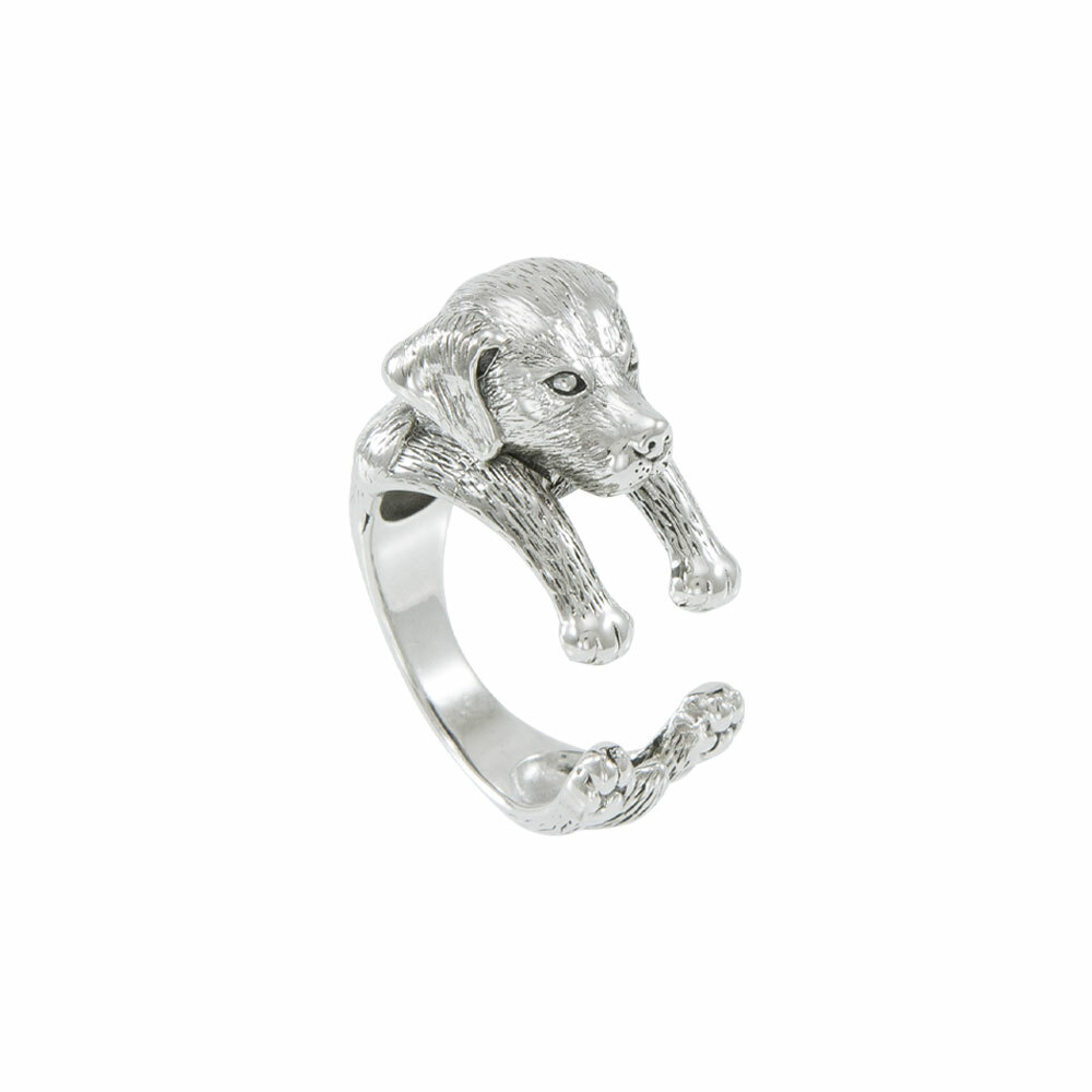 Labrador Retriever Dog 925 Sterling Silver Ring Fine Best Friend ...