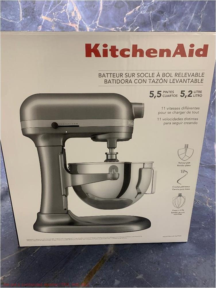 KitchenAid KSM55SXXXCU 120V Stand Mixer - Silver for sale online | eBay