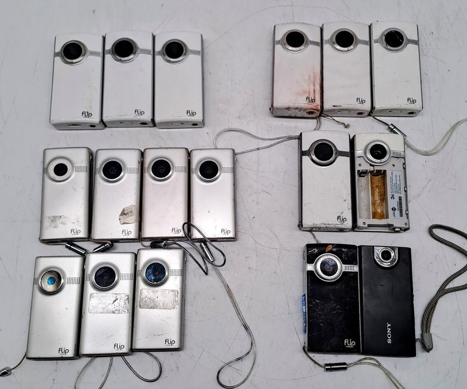 19 Flip Video Cameras Collections Differents brands for part read ...