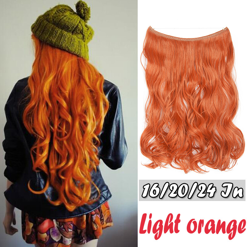 100% Natural As Human Thick Invisible Wire Softs Secret Wire In Hair ...