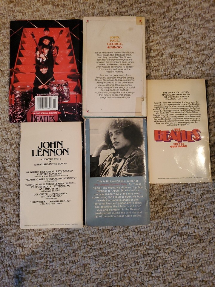 LOT OF 5 BEATLES PAPERBACK BOOKS | eBay