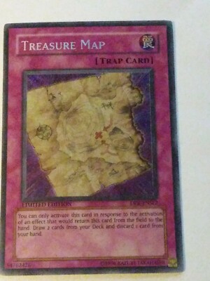 TREASURE MAP-x1 Secret Rare, Konami Yugioh Card-DPK-ENSE2 | eBay