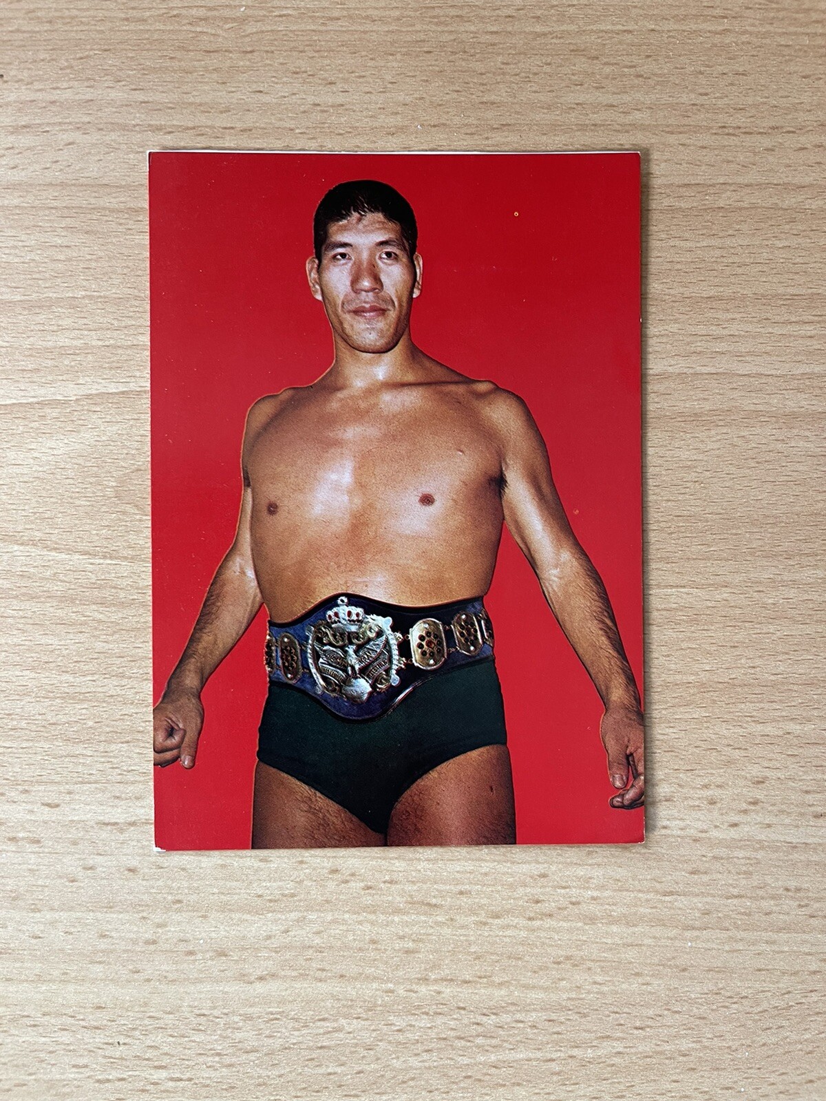 Giant Baba - Vintage Gong Wrestling Magazine Postcard Size Bromide | eBay