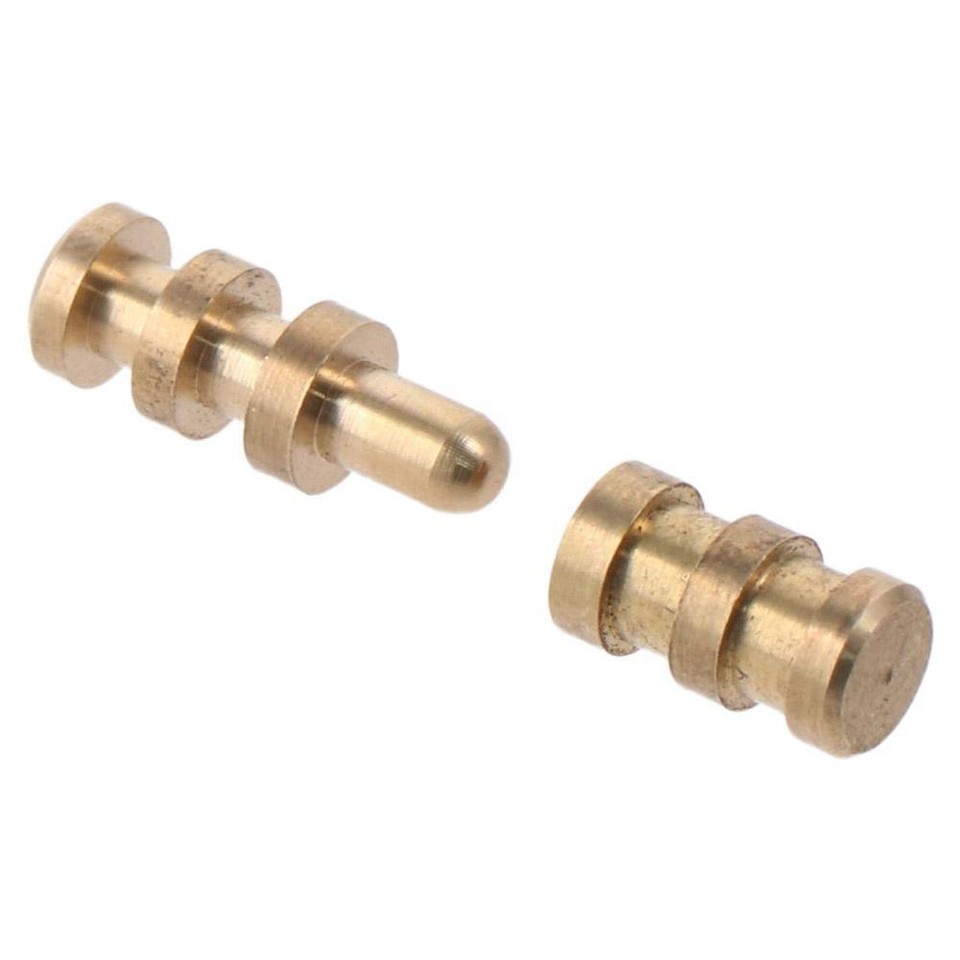 1/15Pcs Yellow Dowels Table Bolt Metal Table Leaf Hardware Table Pins ...