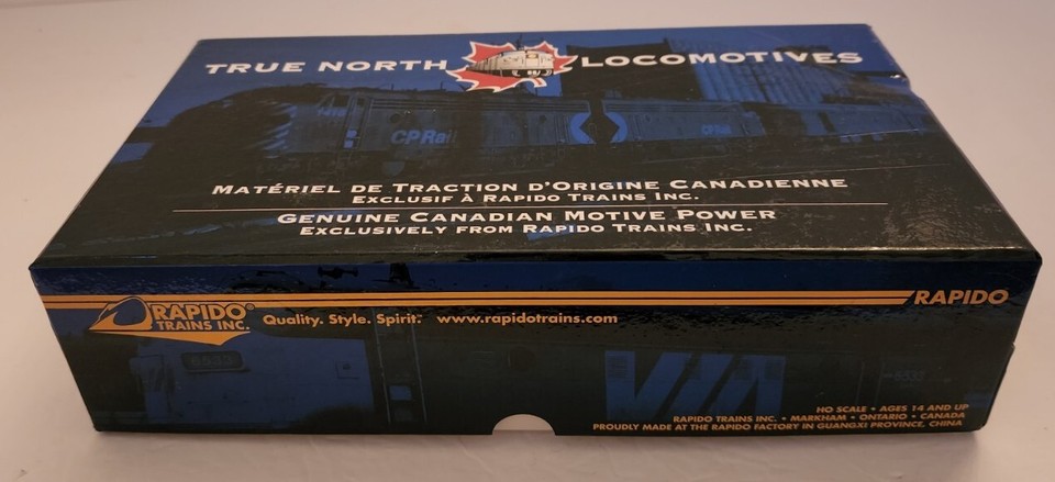 Rapido HO GMDD FP7 Diesel Ontario Northland Delivery Scheme #1504 | eBay