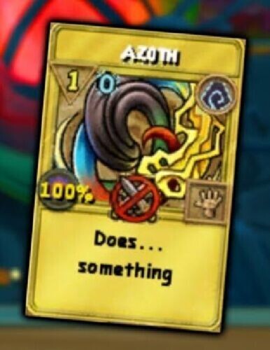 Wizard101 | 100 Azoth TC | Fast Delivery ️ Treasure Card by DavidLotus ...
