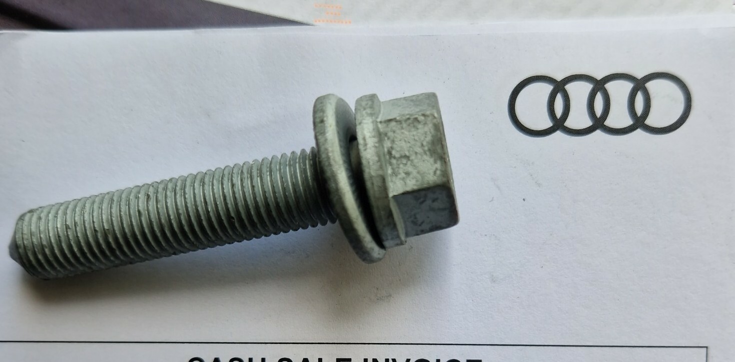 GENUINE AUDI Q5 8R ENGINE MOUNTING MULTI-POINT SOCKET HEAD BOLT 1x ...