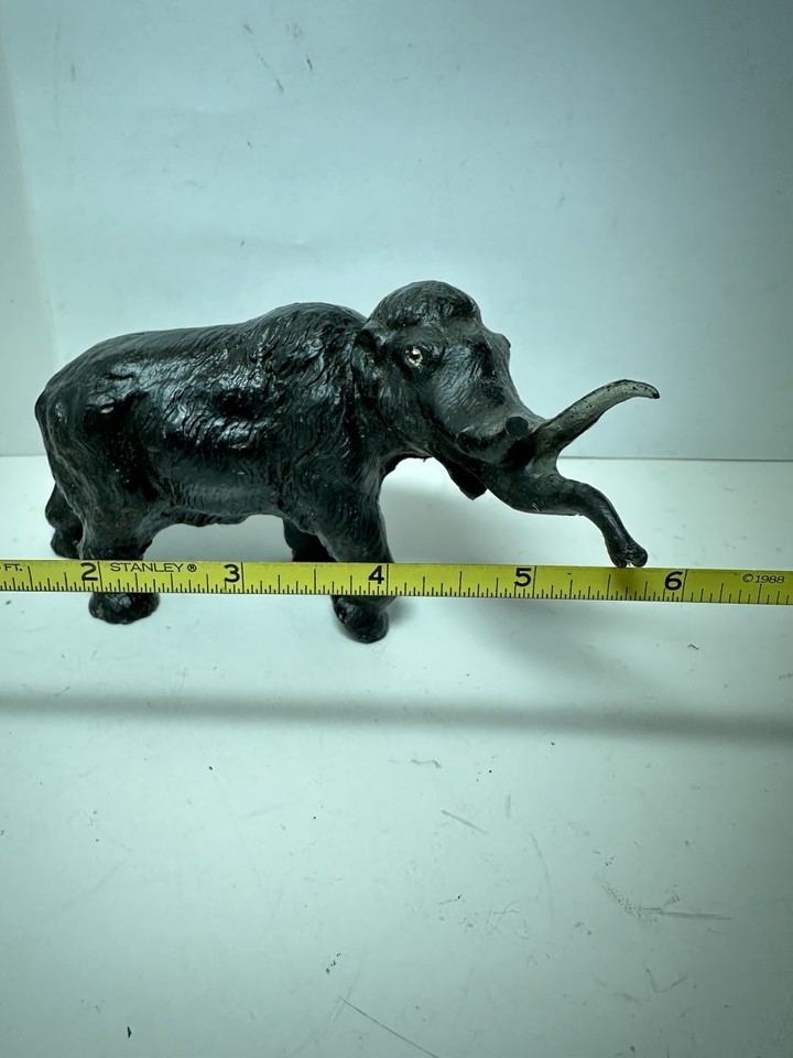 Vintage 1950s J.H. Miller Wax / Plastic Dinosaur | WOOLLY MAMMOTH ...