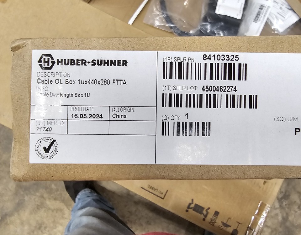Fiber Slack Manager Cable Box 84103325 Chatsworth Products Inc. 19" New ...