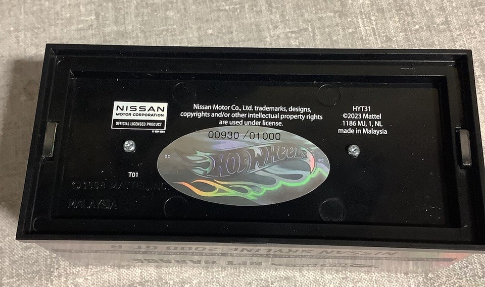 Hot Wheels NFTG 2023 Series Completion Car Nissan Skyline 2000 GT-R ...