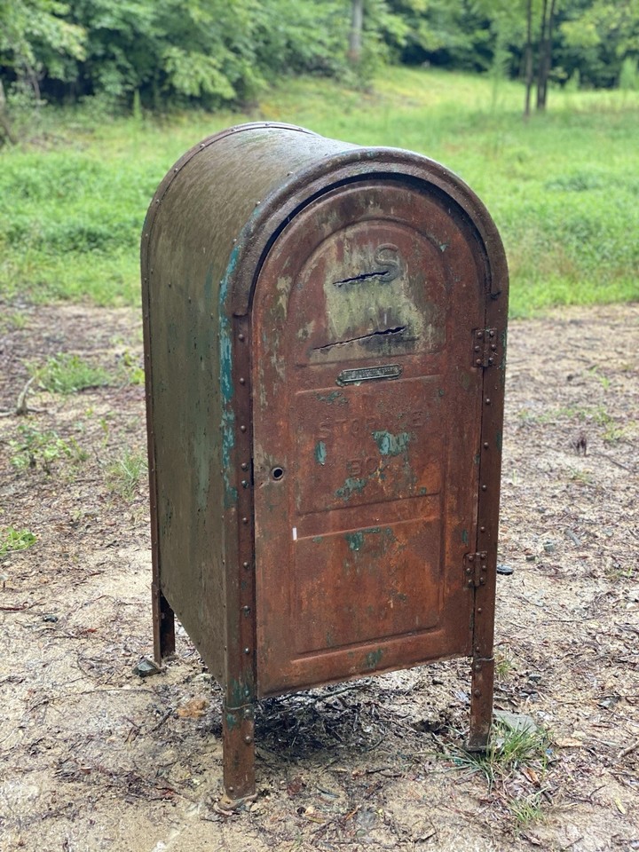 1941 USPS United States Postal Relay Mail Storage Box Parrish Steel US ...