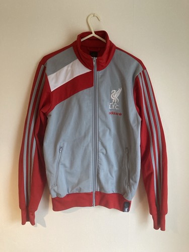 Adidas Originals Liverpool FC Tracksuit Top/Jacket E14799 Grey/Red Men ...