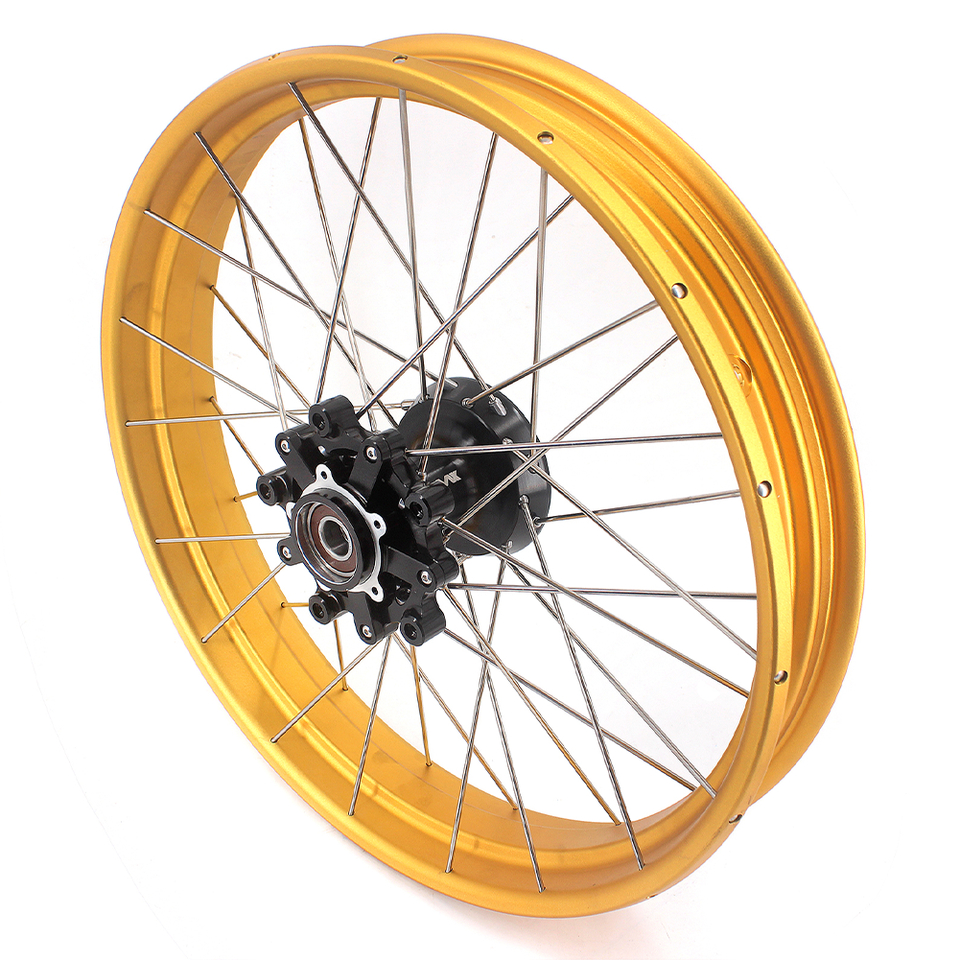 VMX 19in./17in. Tubeless Spoke Wheels Set Fit BMW G310GS 2016-2024 Gold ...