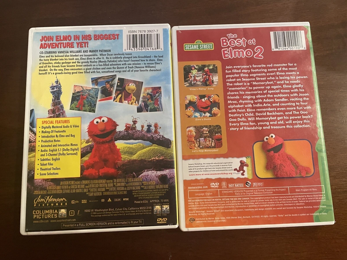 Sesame Street The Best Of Elmo Dvd Ebay