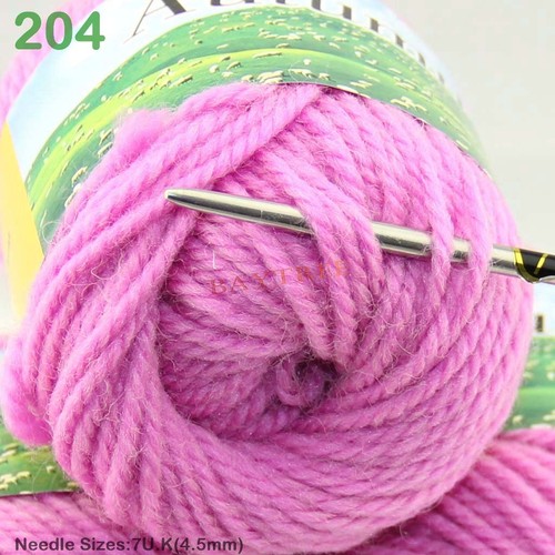 Sale LOT of 1 Ball X 50gr Chunky Thick Soft warm Wool Hand Knitting ...