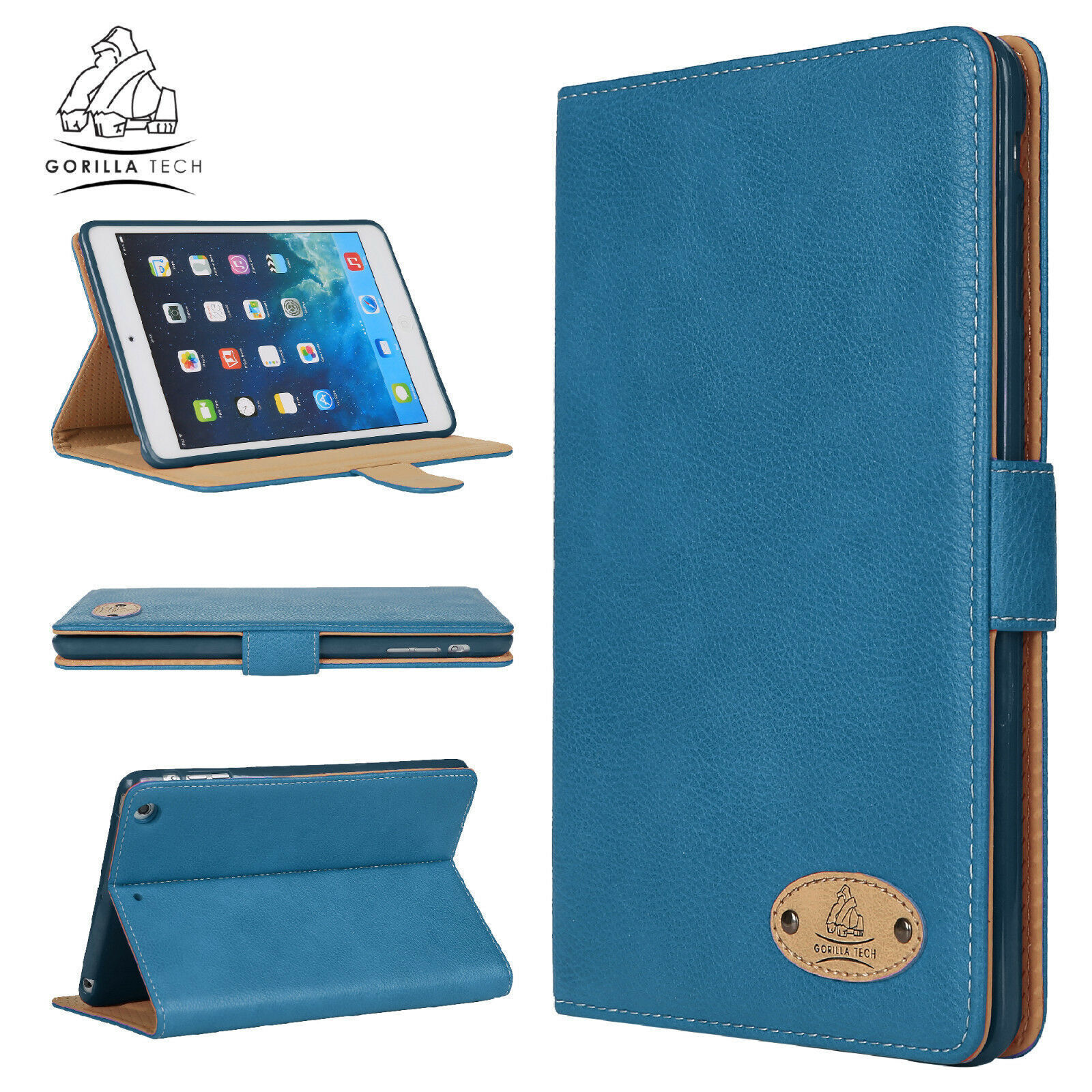 Smart Leather Flip Stand Luxury Designer Cases Genuine Cover For All ...