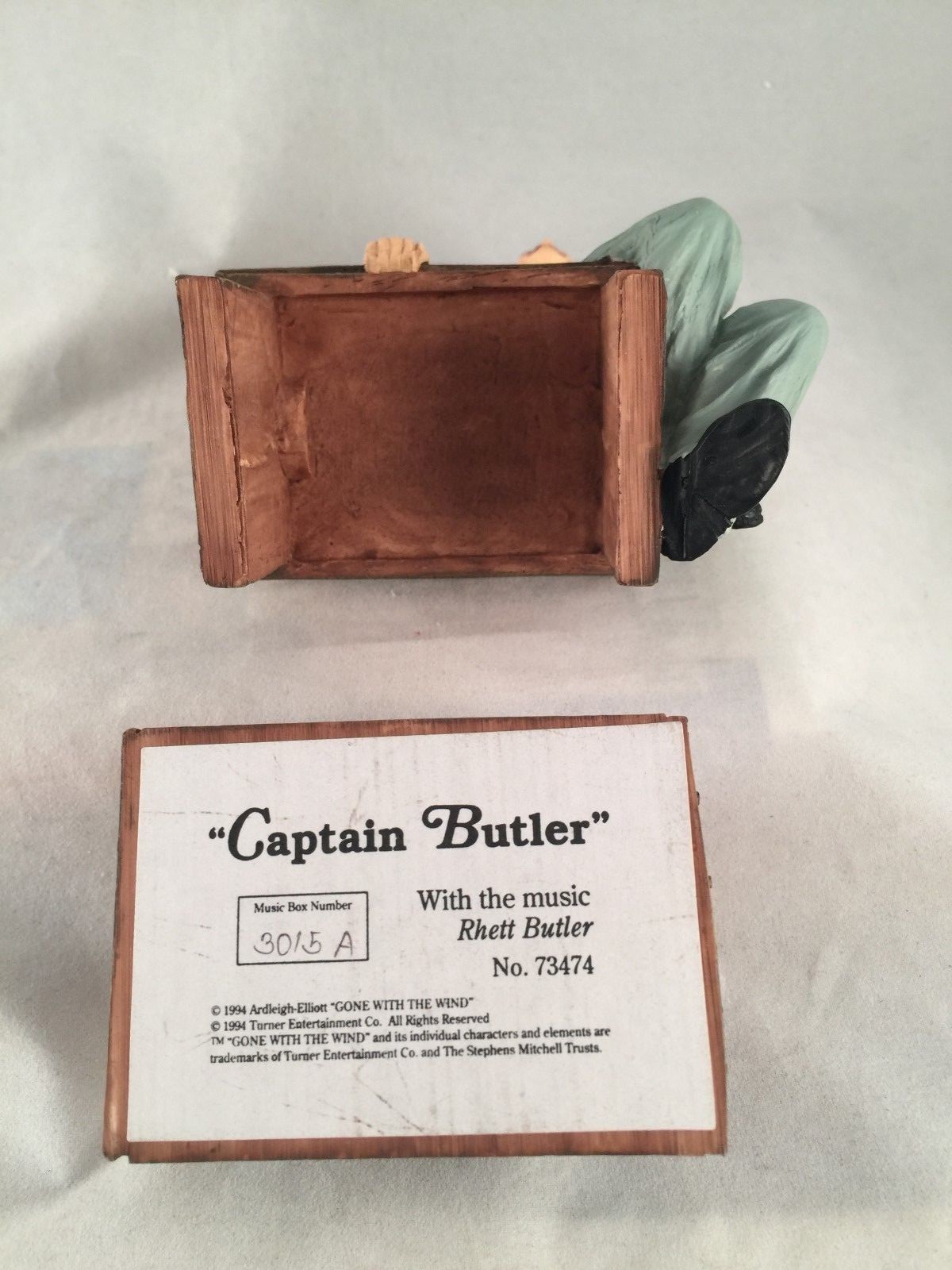 Gone With the Wind Captain Butler Music Box Ardleigh-Elliott | eBay