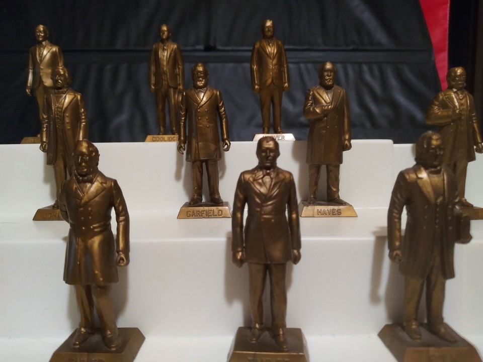 Vintage 1969 Hong Kong Marx Presidents 2 3/4 inch Mini Statue "U PICK 1 ...