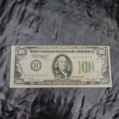 1928-A $100 REDEEMABLE IN GOLD Federal Reserve Note St. Louis MO ...