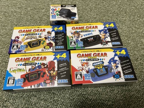 Neu/Versiegelt,"Sega Game Gear Micro 4 Color Set Big Window unbenutzt ...