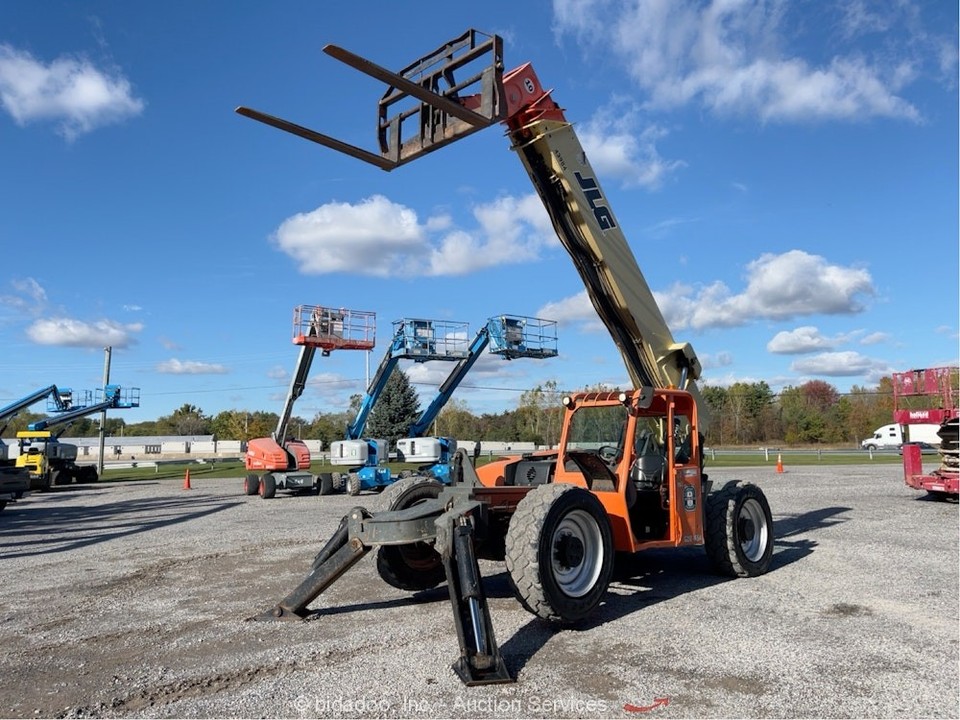 2012 JLG G10-55A 55' 10,000 lbs Telescopic Reach Forklift Telehandler ...