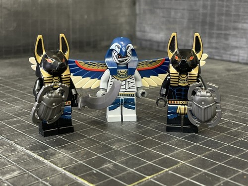 LEGO Pharaoh's Quest Minifigure Anubis Guard & Mummy Lot 7327 Scorpion ...