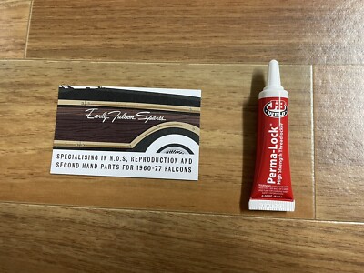 J B Weld Perma-lock High Strength Lock Tight 6m Ford Falcon XK XL XM XP ...