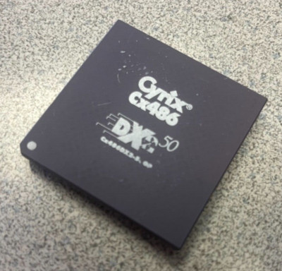 Vintage Cyrix Cx486 DX2 50-MHz Cx486DX2-50GP CPU 1993 Rare, ship today ...