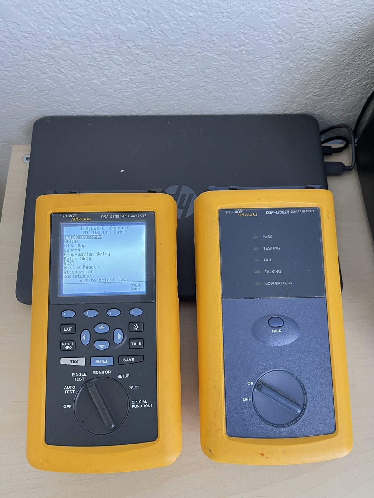 Fluke DSP 4300 Cable Analyzer DSP 4300SR Smart Remote READ fluke-dsp-4300-cable-analyzer-dsp-4300sr-smart-remote-read
