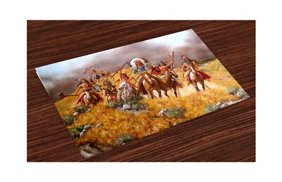 Native American Indian Warrior Raiding Party Mouse Pads Stunning Photos ...