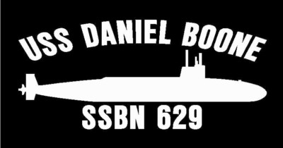 USS DANIEL BOONE SSBN 629 Silhouette Decal U S Navy USN Military S002 ...