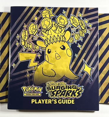 Pokémon TCG Surging Sparks Elite Trainer Box ETB Player’s Guide Book ...