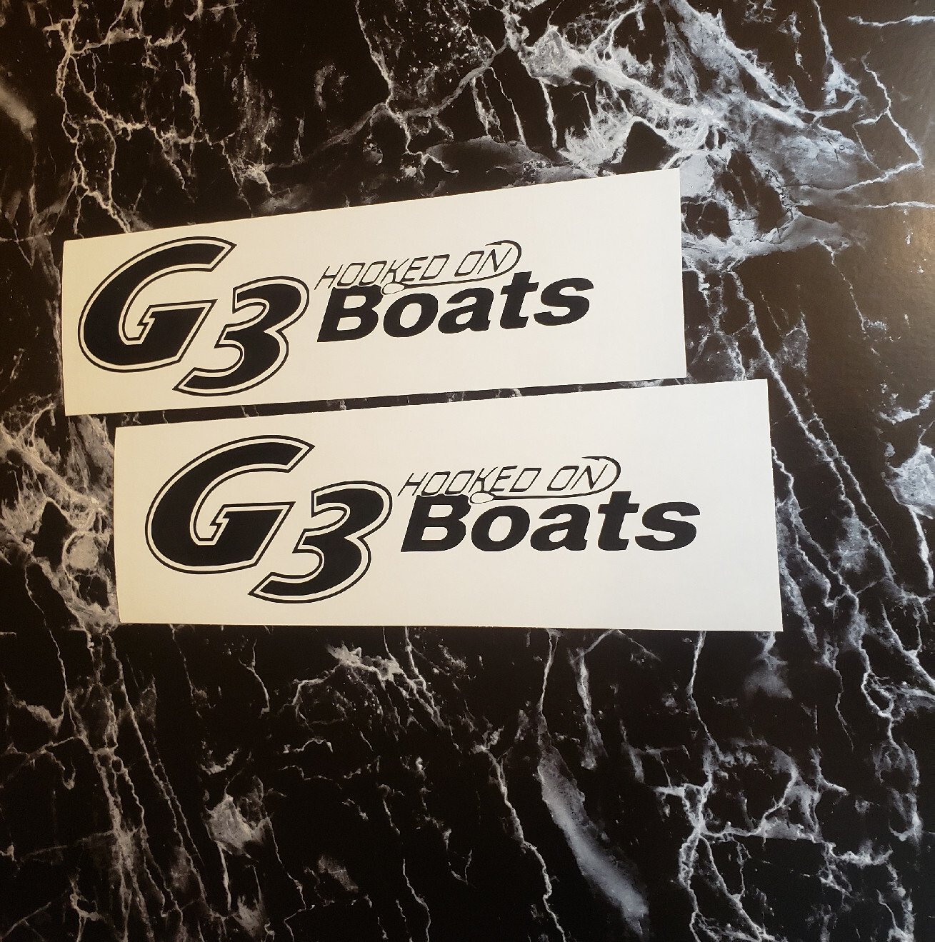 G3 BOATS Stickers Decals Gloss Black 12" Fast USA | eBay