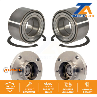 Front Rear Wheel Bearing And Hub Assembly Kit For Fiat 500 | eBay