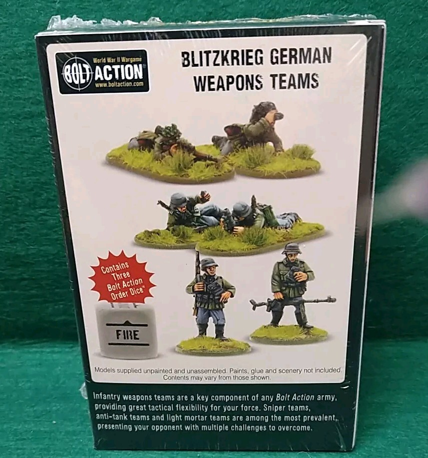 Warlord Games Ww2 German Blitzkrieg German Platoon Bolt Action Chain Of ...
