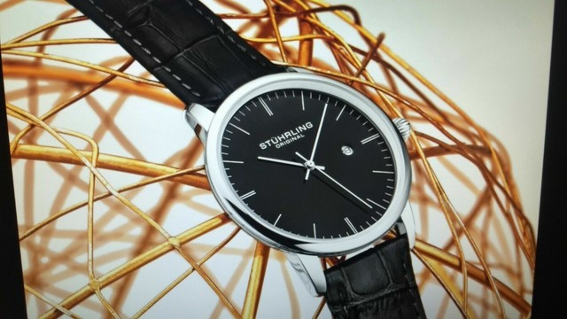 Stuhrling Men's 3997 Minimalist Design Dress Casual Date Genuine ...