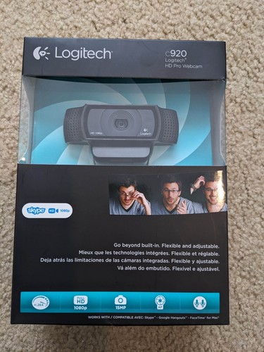 logitec c920 Full HD 1080p video Webcam - Black | eBay