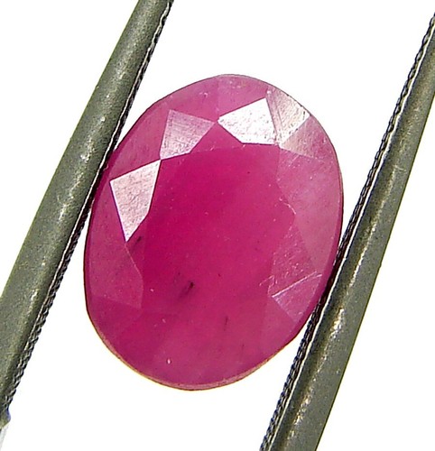 3.25 Ct Natural Ruby Loose Gemstone Oval Cut Untreated Top Quality ...